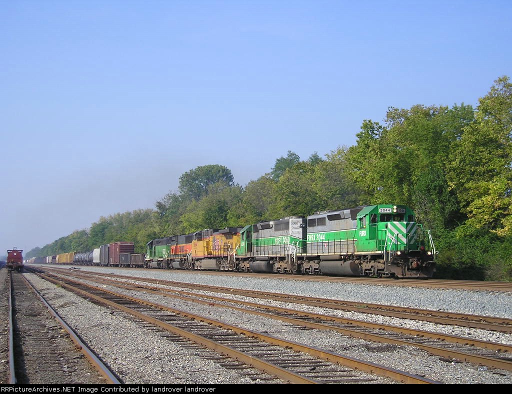 FURX 3044 On CSX Q 340 Northbound